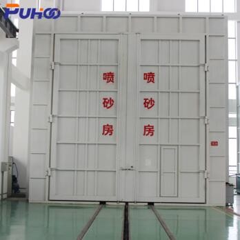 Large Scale Industrial Sand Blasting Room Flexible Layout For ...