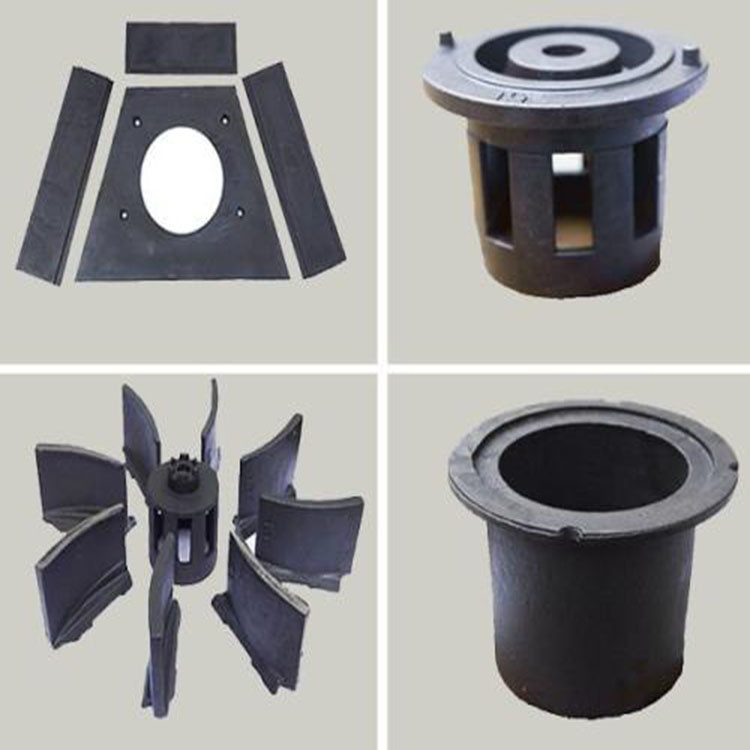 Simple Structure Shot Blasting Machine Parts High Precision One Year ...